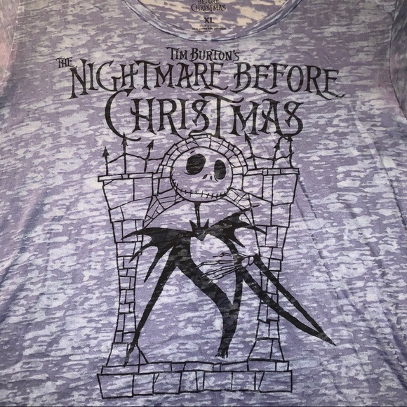 Hot Topic | Tops | Nightmare Before Christmas Hot Topic Tee | Poshmark